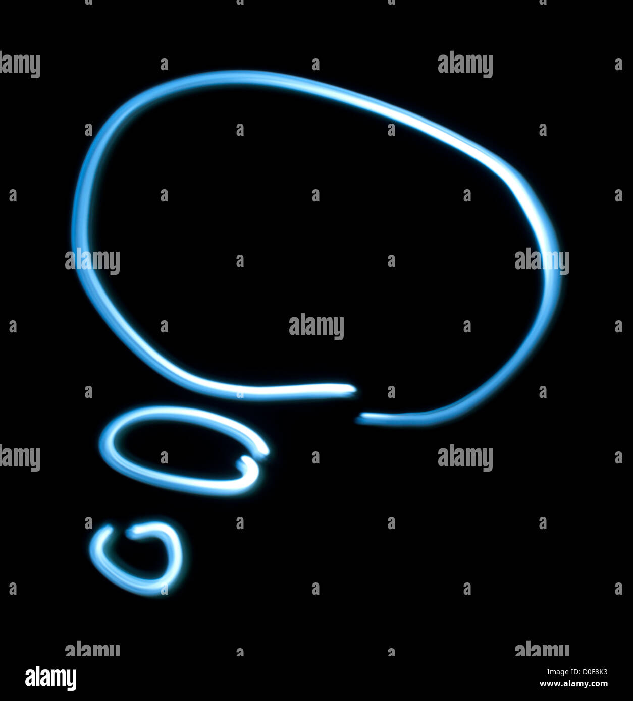 Think! glowing neon sign hi-res stock photography and images - Alamy