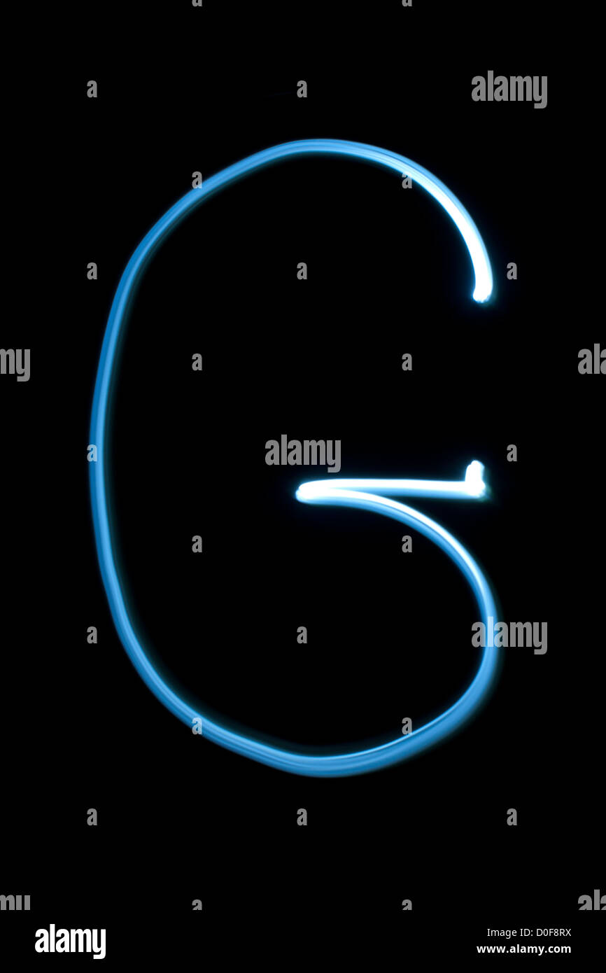 The Letter G In Glitter