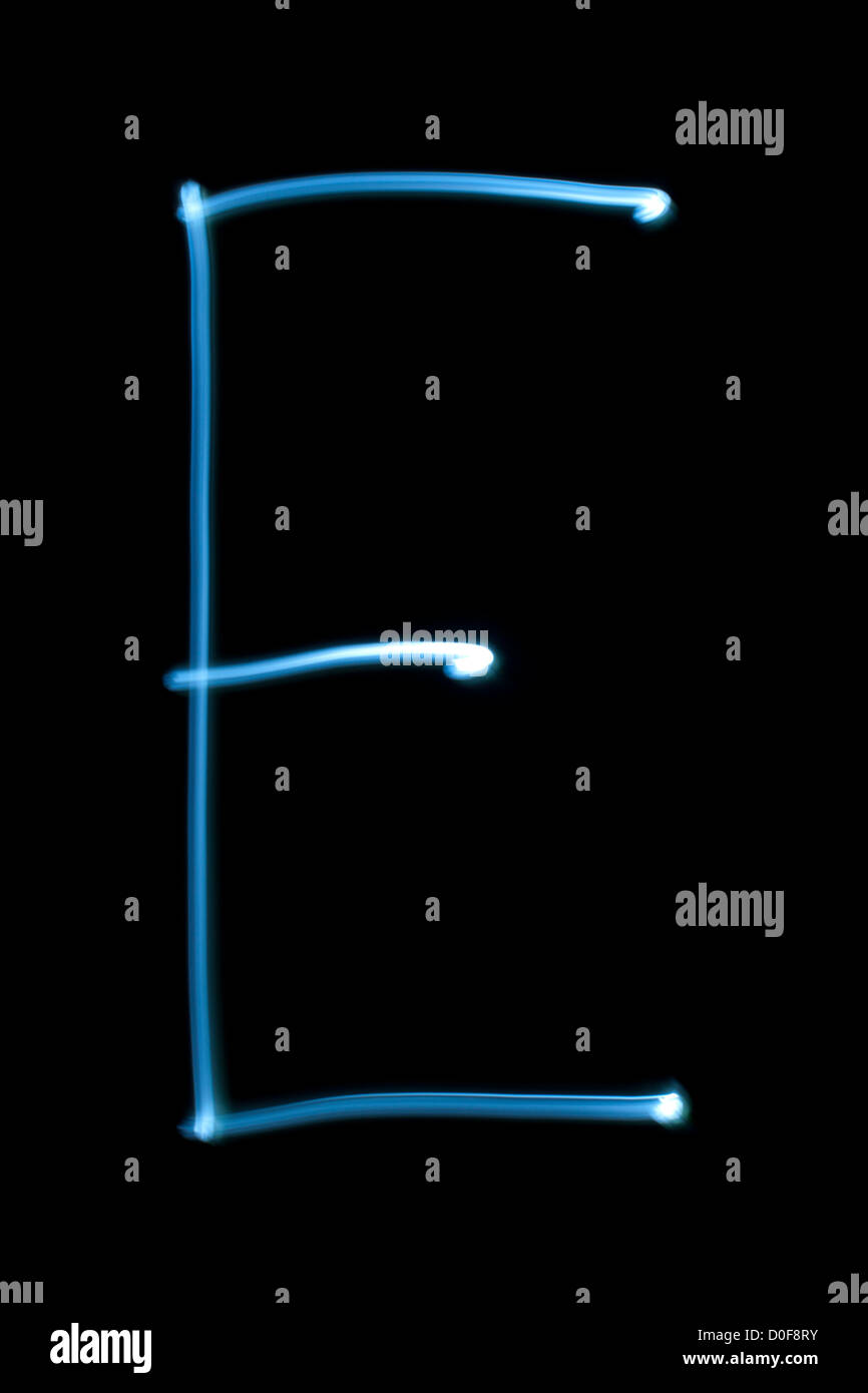 Illuminated letter e hi-res stock photography and images - Alamy