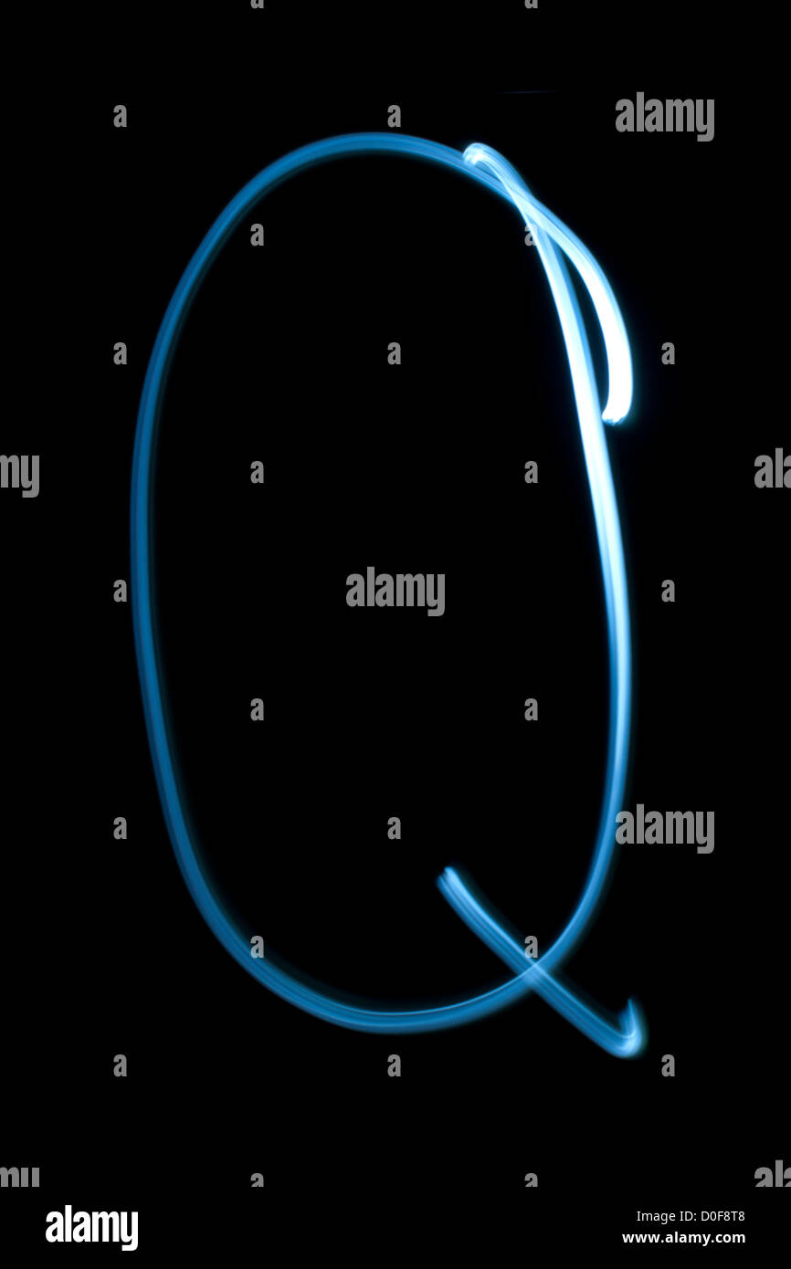 Neon letter q hi-res stock photography and images - Alamy