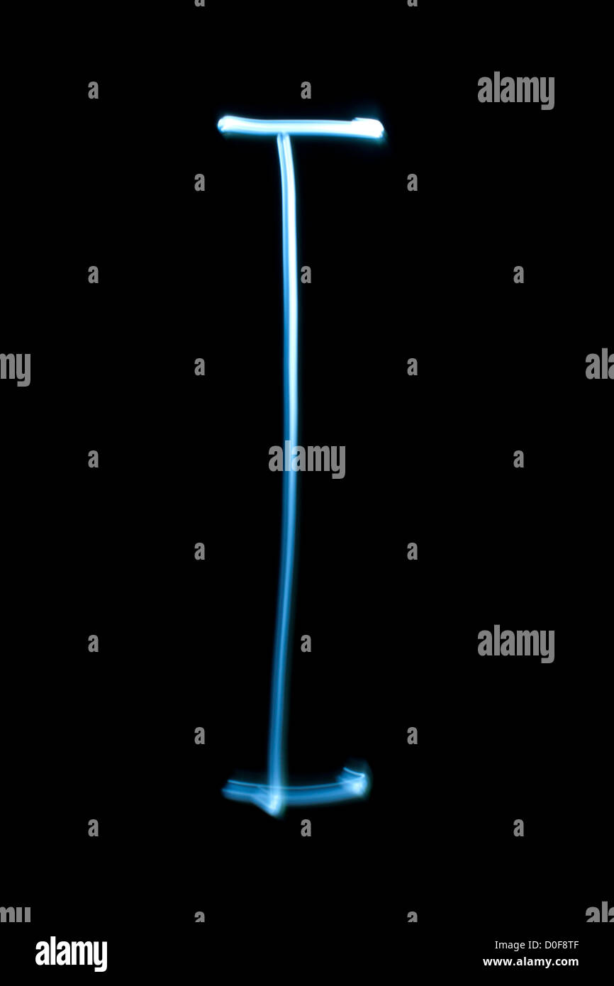 Neon letter i hi-res stock photography and images - Alamy