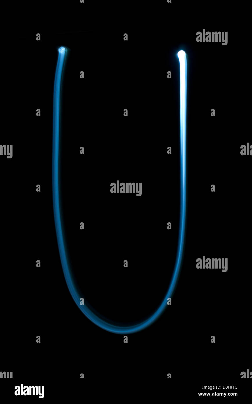 Glowing neon character font hi-res stock photography and images - Alamy