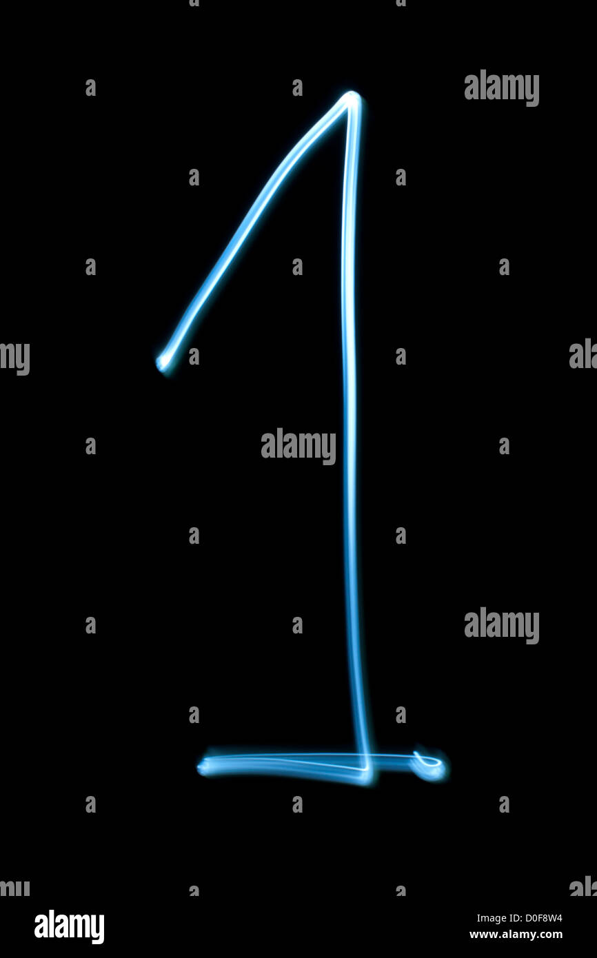 Neon numbers hi-res stock photography and images - Alamy