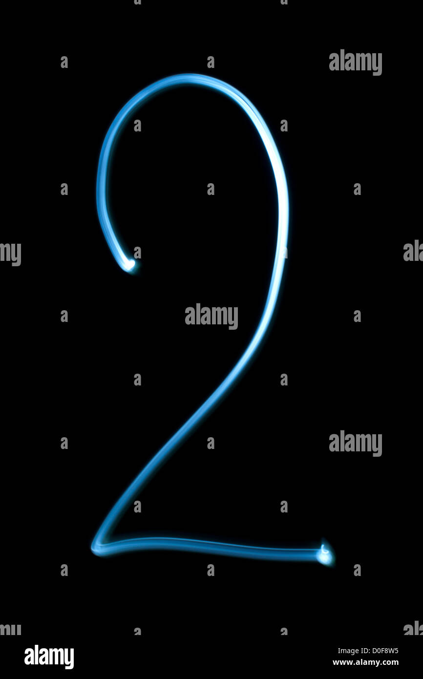 Neon numbers hi-res stock photography and images - Alamy