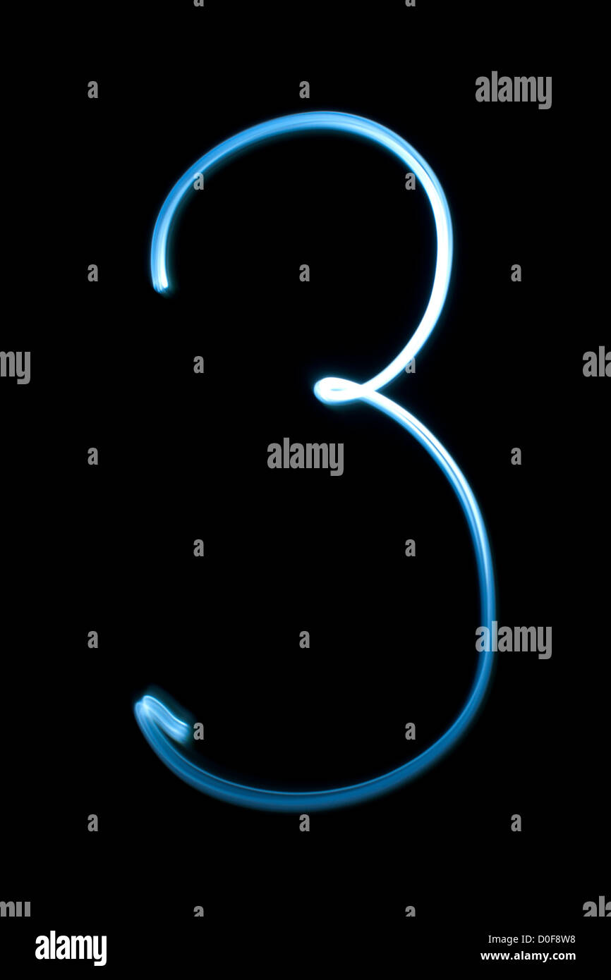 Neon numbers hi-res stock photography and images - Alamy