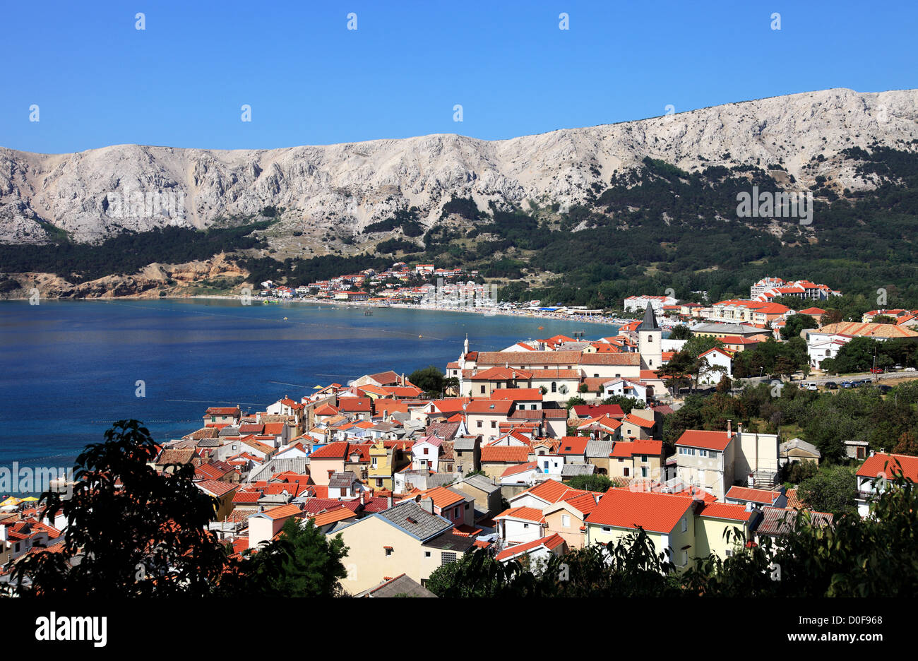 Baska, Krk island Croatia Stock Photo - Alamy Baska, Krk island Croatia Stock Photo - Alamy