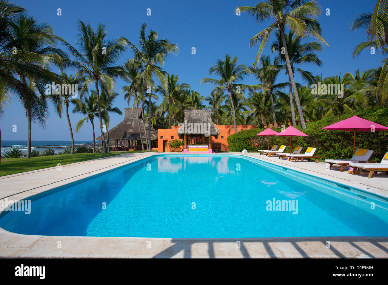 Las Alamandas Resort, Costalegre, Jalisco, Mexico Stock Photo - Alamy