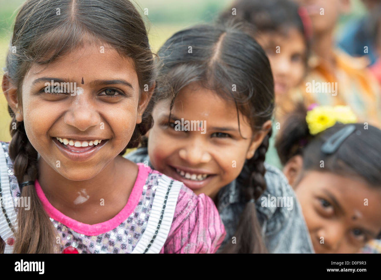 Happy Faces Of Indian Children