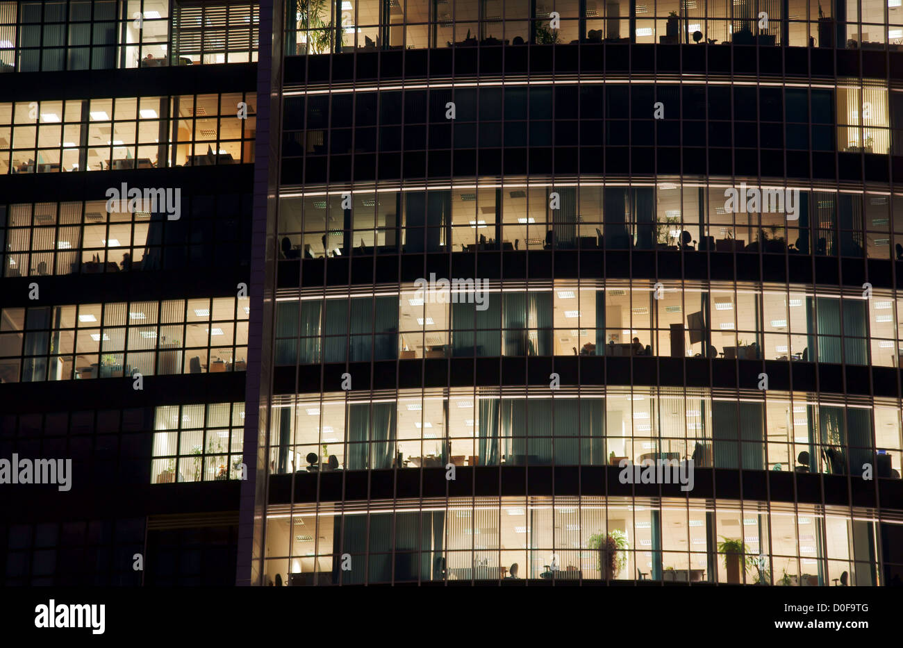Tower block night hi-res stock photography and images - Alamy