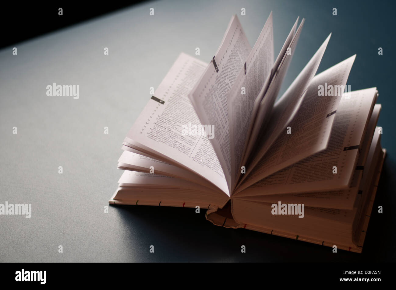 Open dictionary hi-res stock photography and images - Alamy