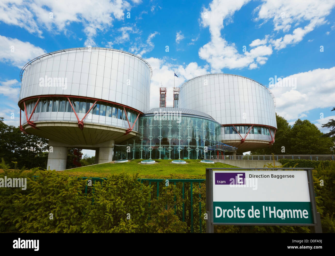 European Court of Human Rights building, Strasbourg, Alsace, France ...