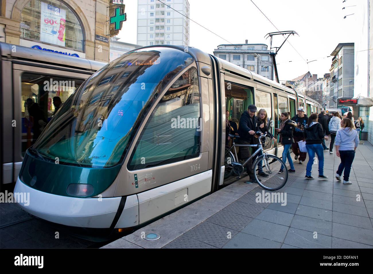 France, Alsace, Strasbourg, public transport Stock Photo - Alamy