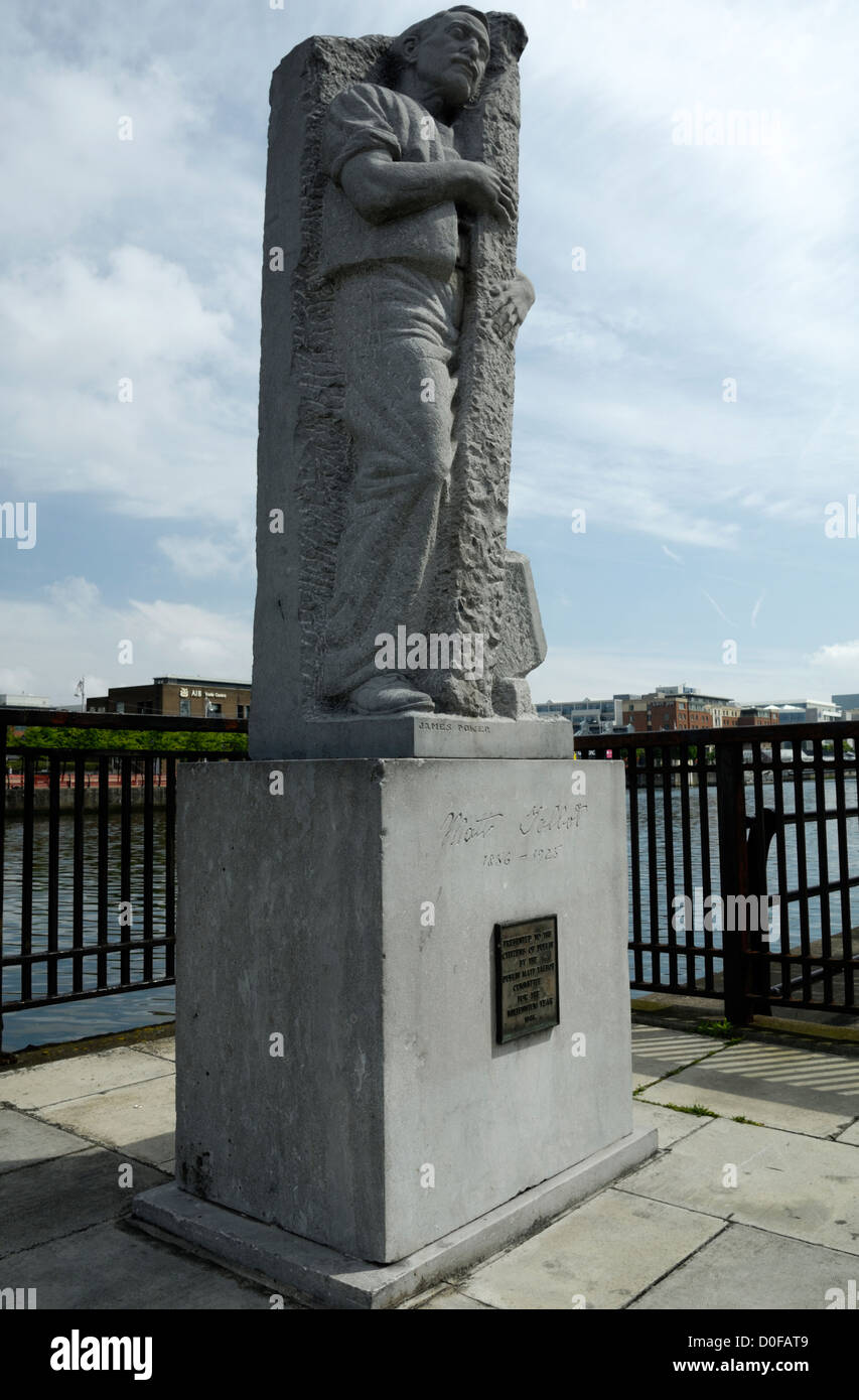 Matt Talbot statue, Dublin Stock Photo - Alamy