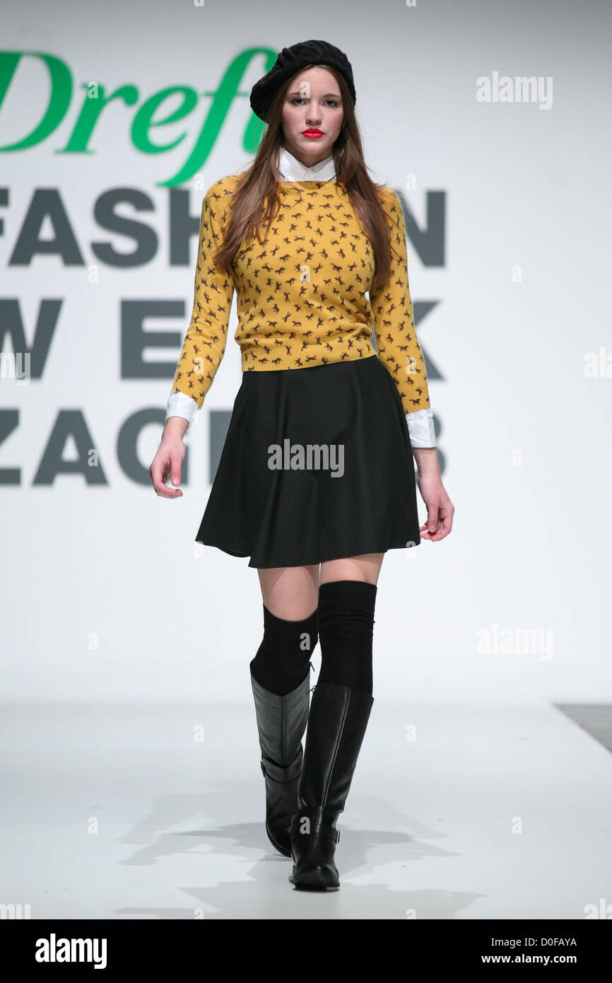 Zagreb, Croatia. 23rd November 2012. Sisley spring summer collection ...