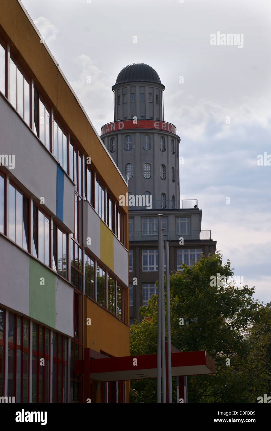 Former Ernemann Pentacon camera factory, Ernemannturm, by Hogg and ...