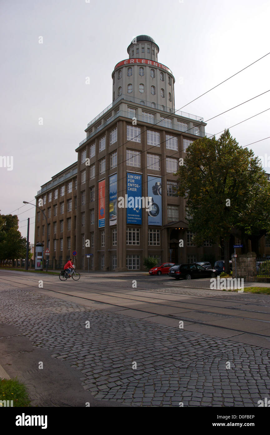 Former Ernemann Pentacon camera factory, Ernemannturm, by Hogg and ...