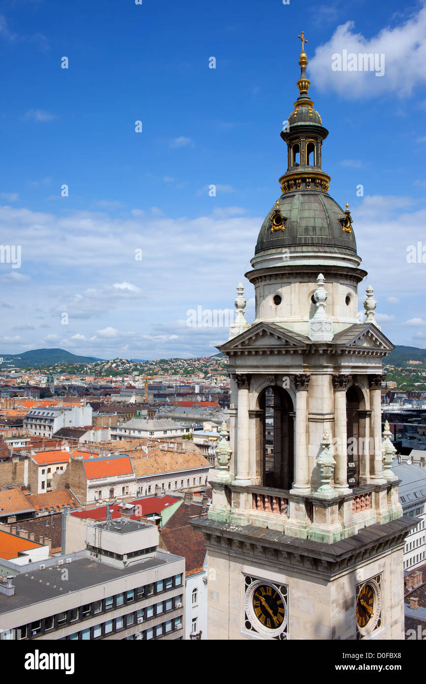 Budapest Church Clock Tower High Resolution Stock Photography and ...