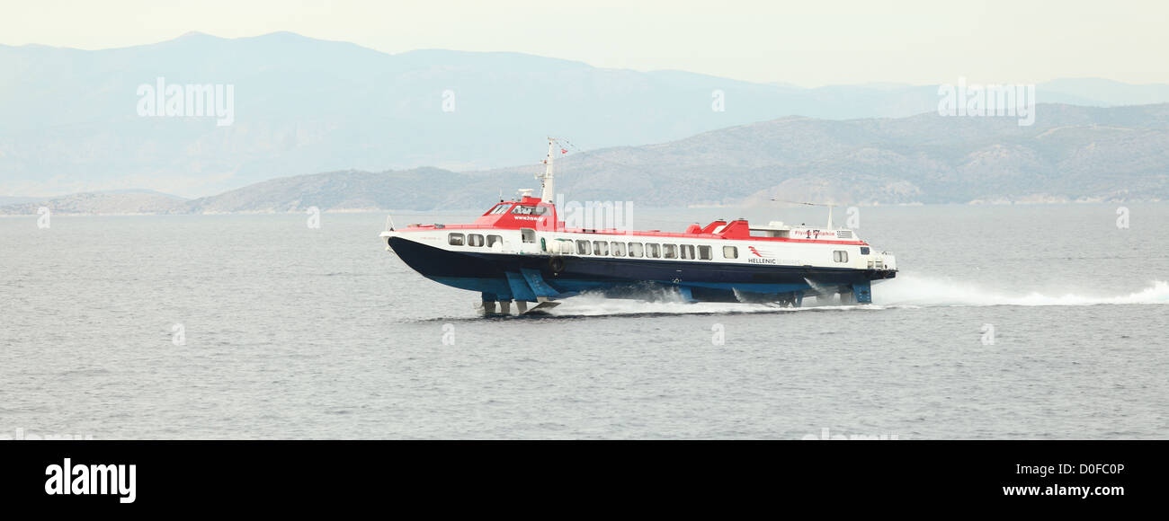 Hellenic seaways hydrofoil flying dolphin hi-res stock photography and images - Alamy