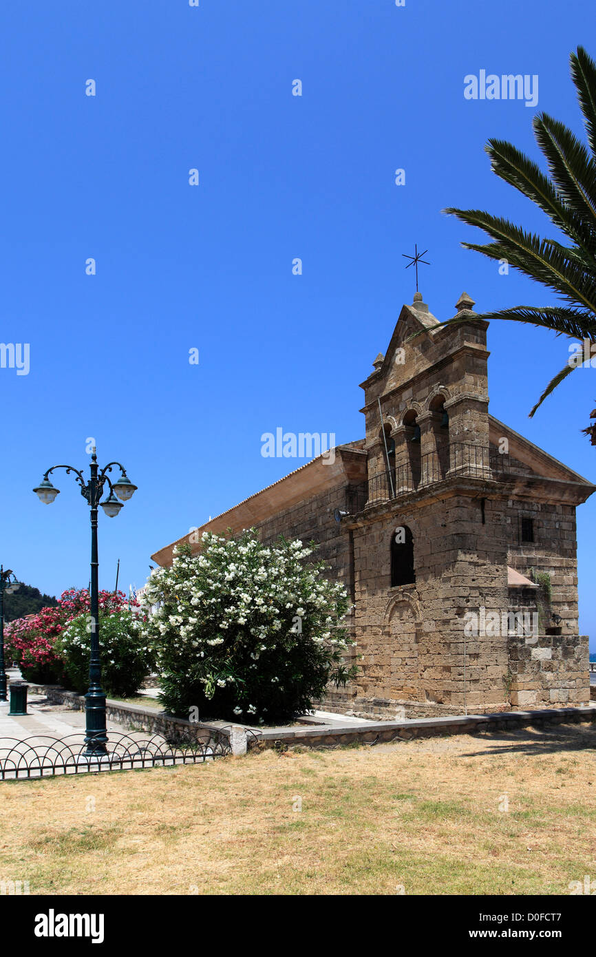 View over saint nicholas church solomos square hi-res stock photography ...