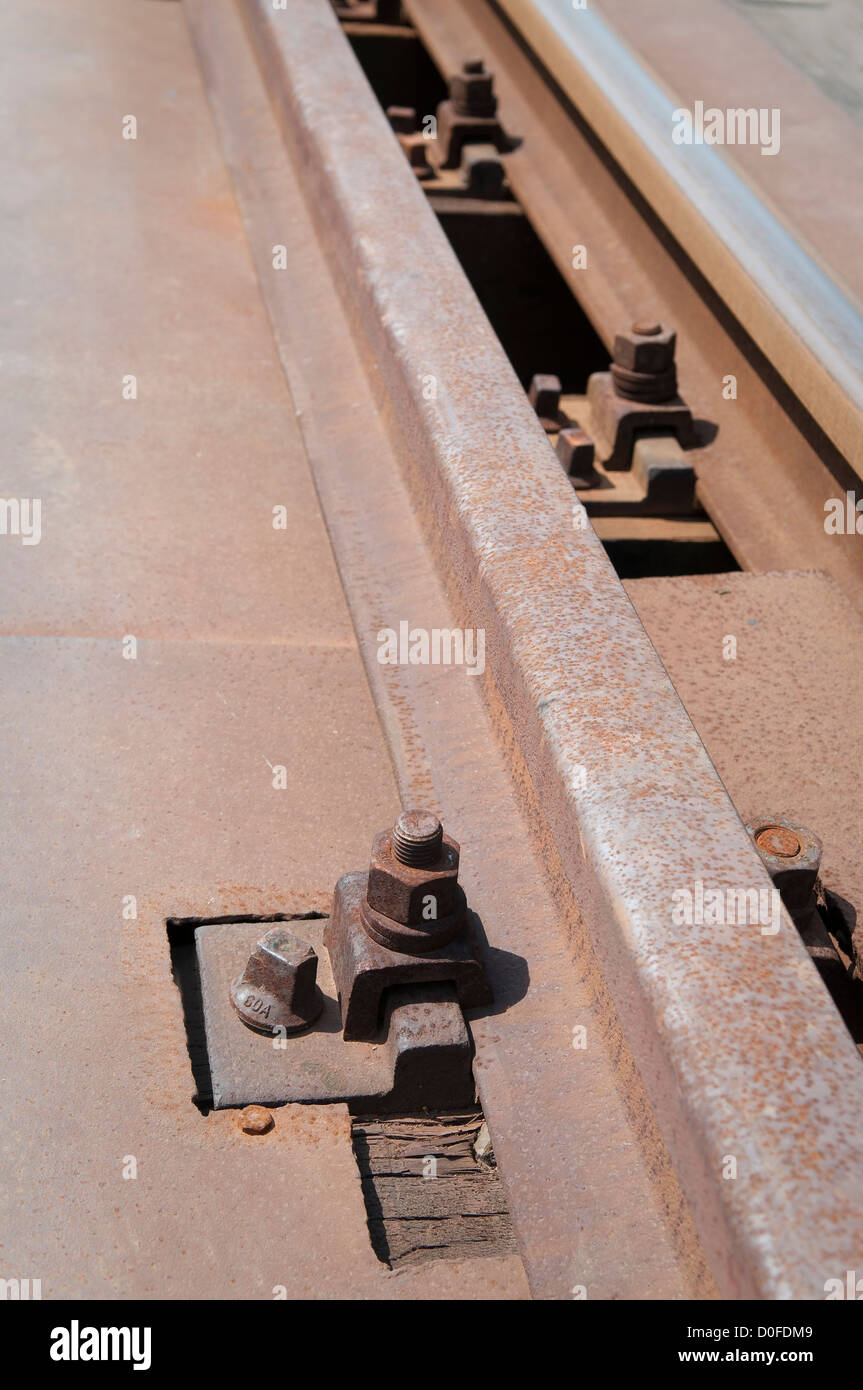Old rusty track in hi-res stock photography and images - Alamy