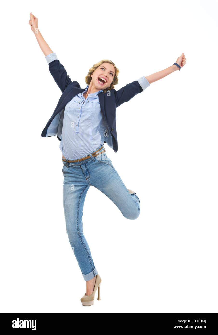 Successful girl Cut Out Stock Images & Pictures - Alamy