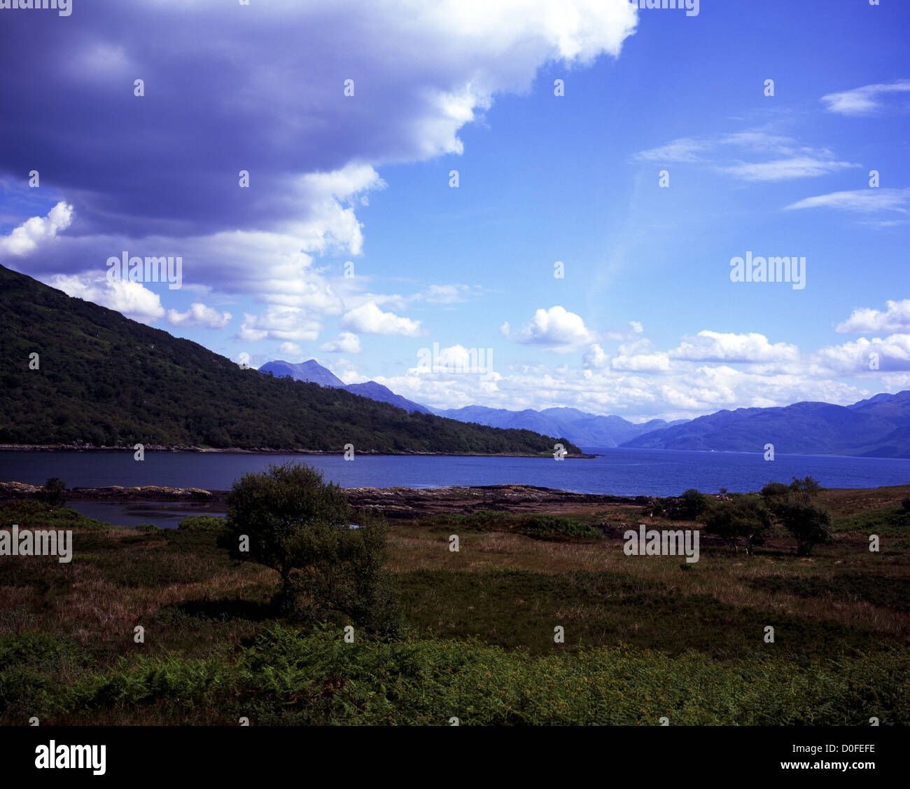 The Sound of Sleat and Knoydart from Loch na Dal Sleat Isle of Skye ...