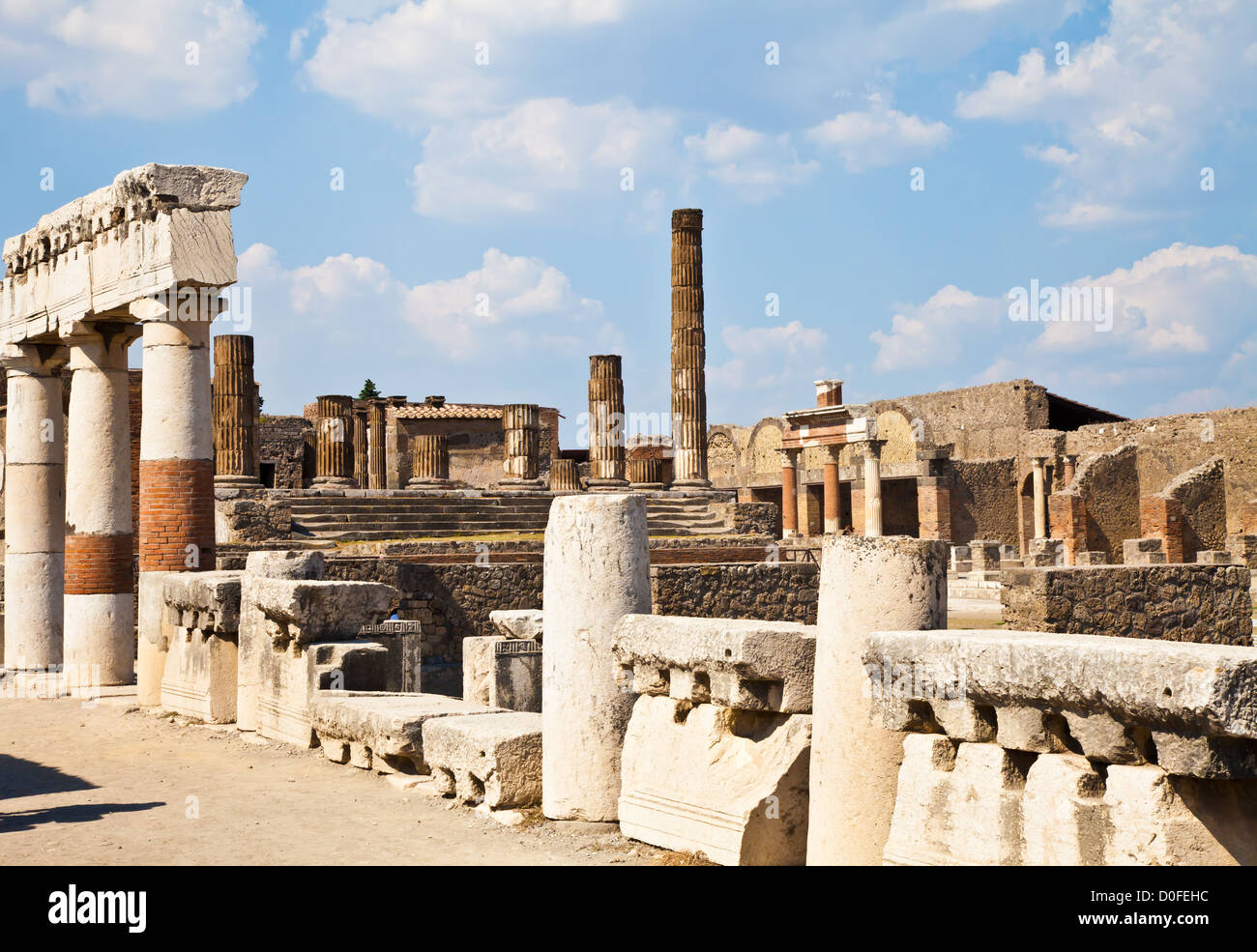 Italy, Pompei archaeological site Stock Photo - Alamy