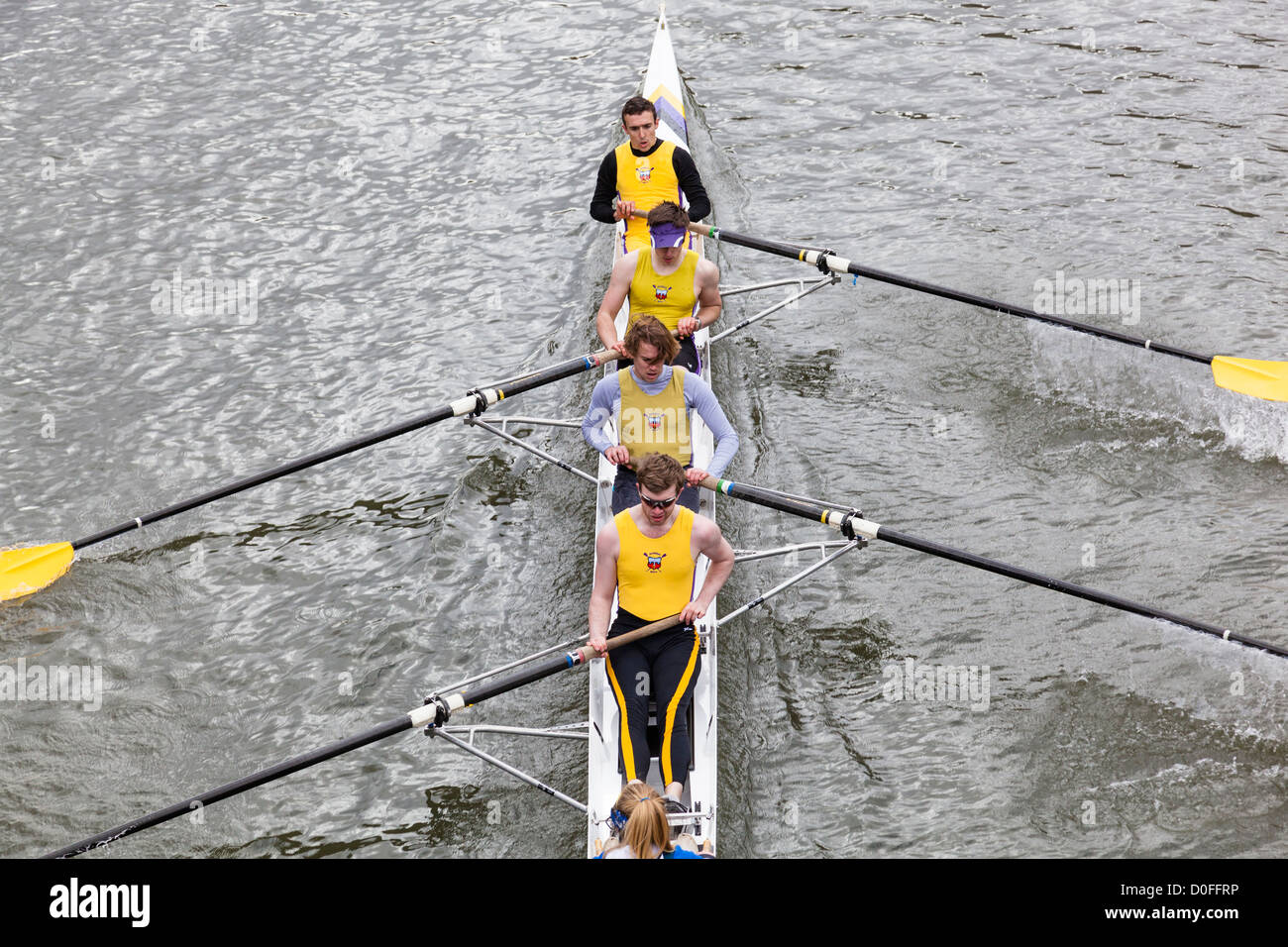 Rowing boat from above hi-res stock photography and images - Alamy