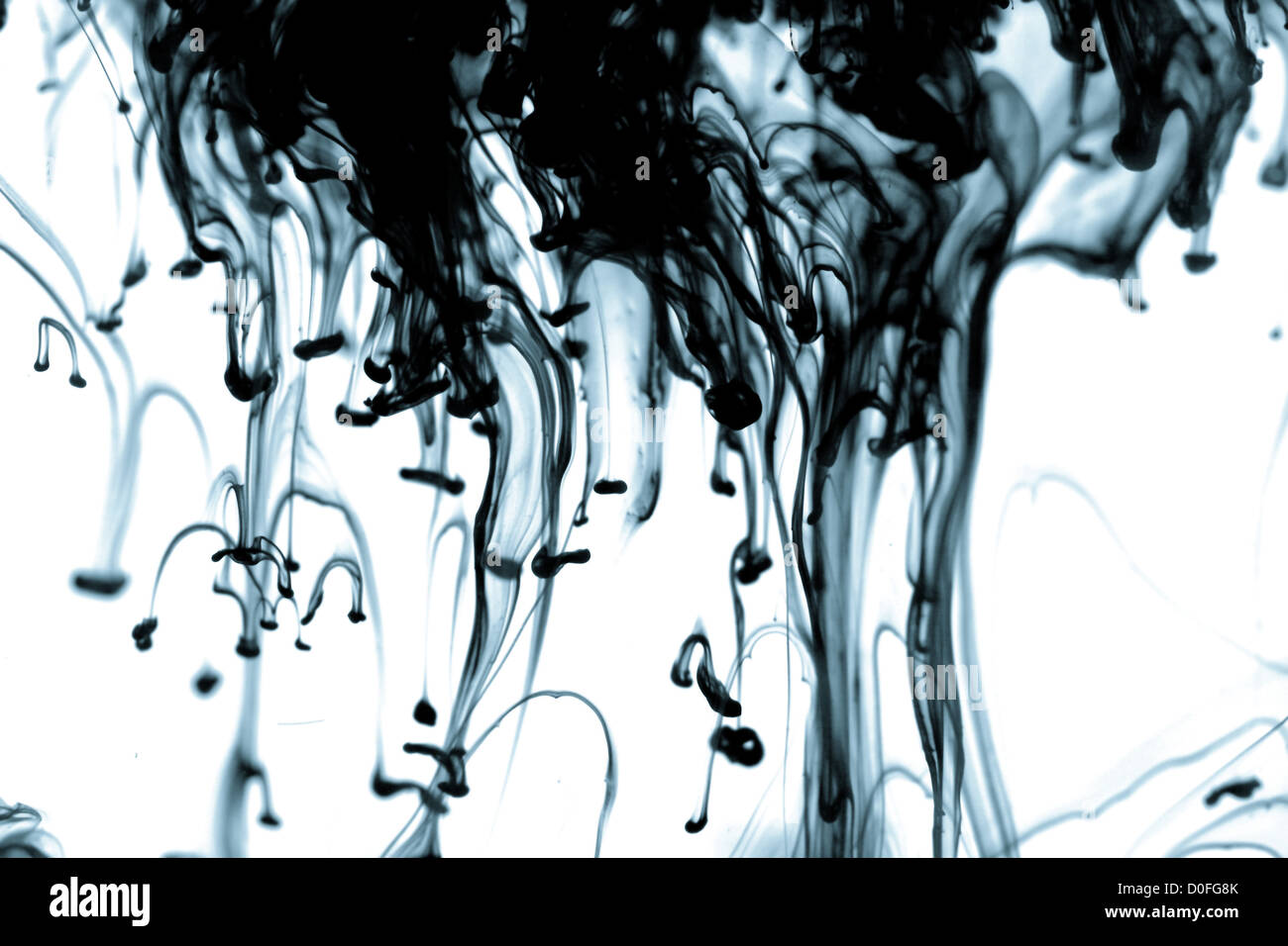 Ink water flow hi-res stock photography and images - Alamy
