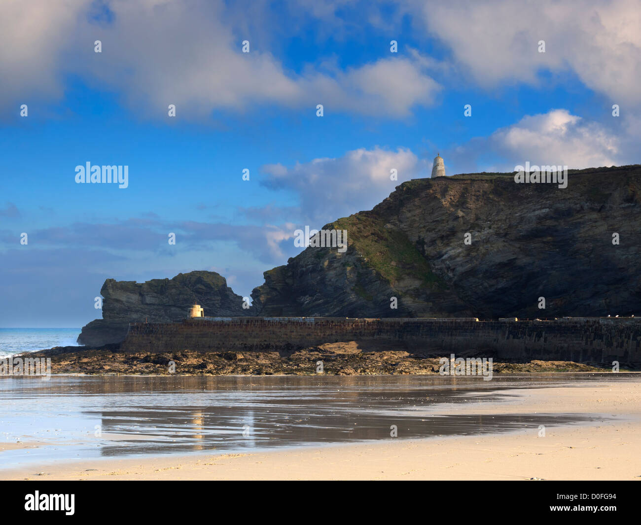 Portreath, Cornwall. Small fishing village on the Atlantic coast of ...