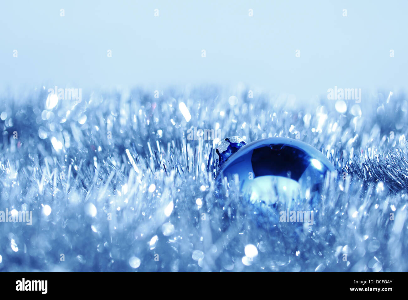 blue christmas ball on holiday background Stock Photo - Alamy