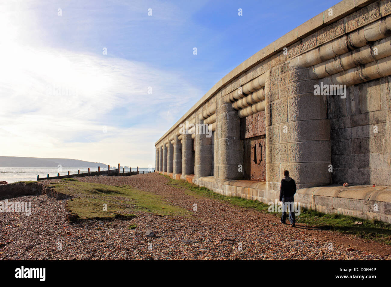 Hurst Castle fort Hampshire England UK Stock Photo - Alamy