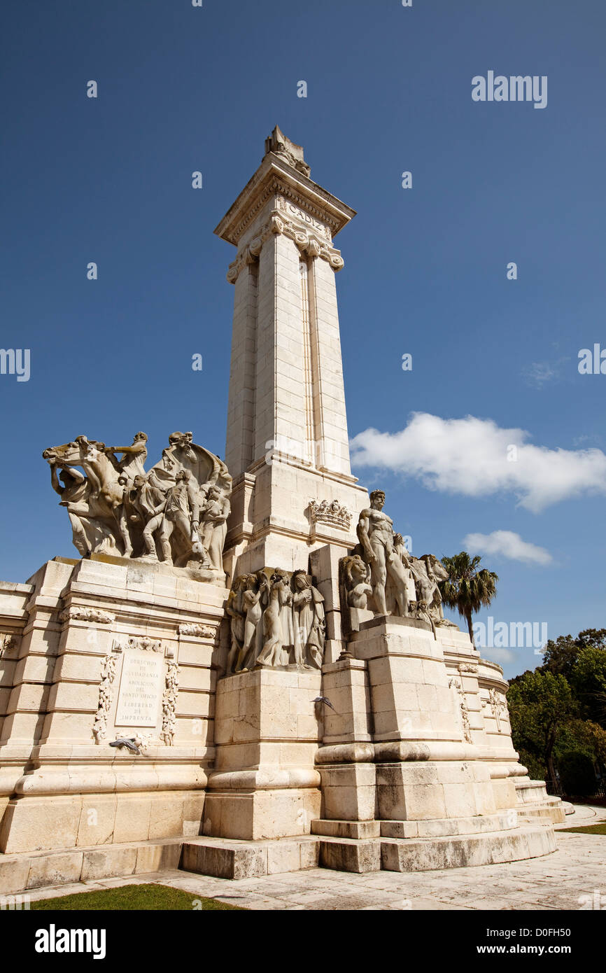 Monument to the Constitution of 1812 Cadiz Andalusia Spain Monumento a ...