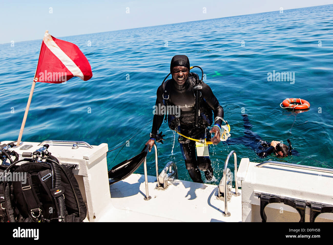 Scuba diver emerges from hi-res stock photography and images - Alamy