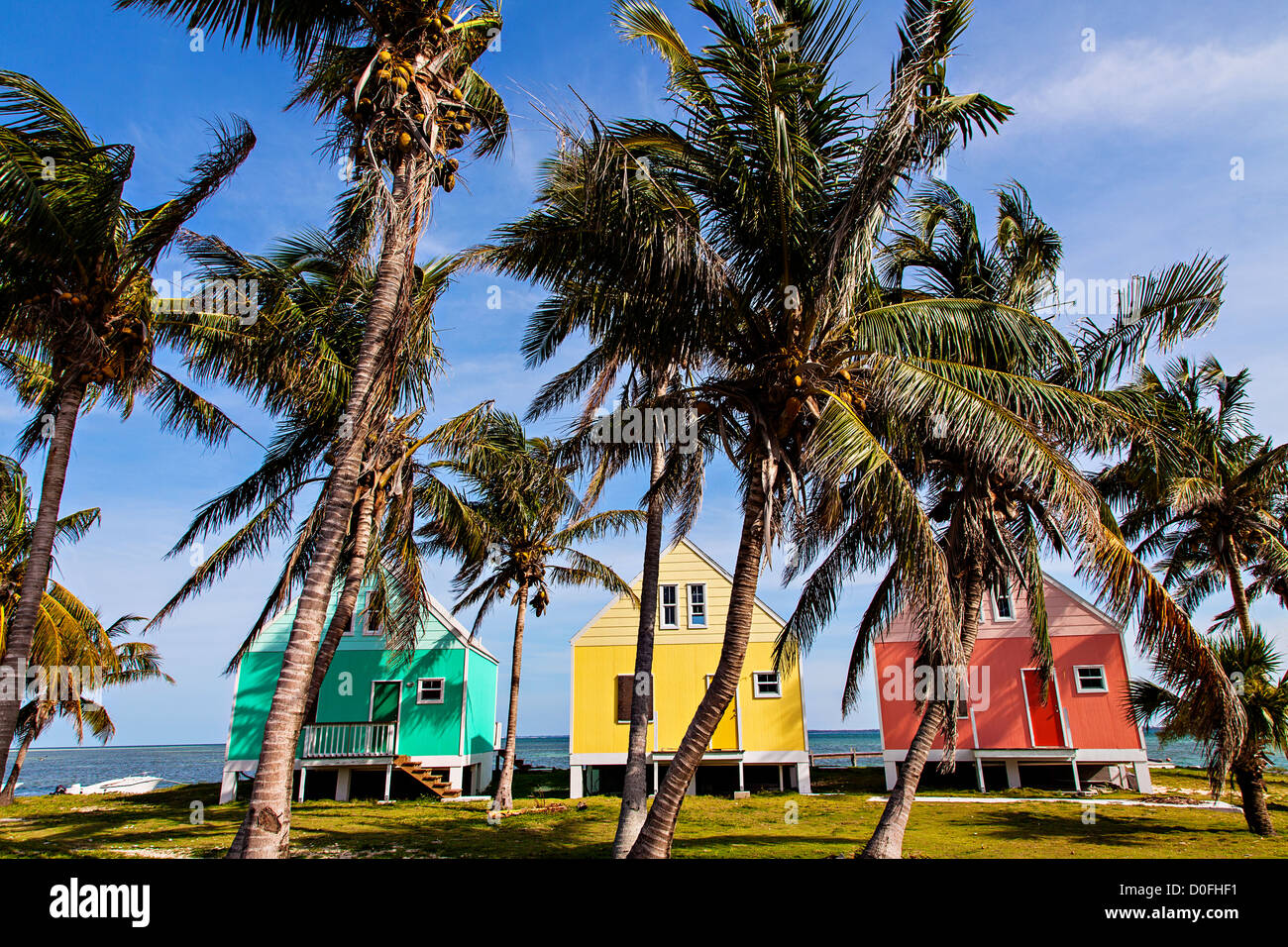 Colorful beach cottages on island hi-res stock photography and images ...