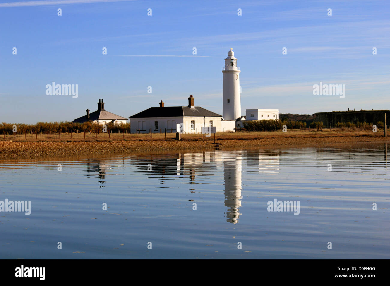 Hurst Castle lighthouse Hampshire England UK Stock Photo - Alamy