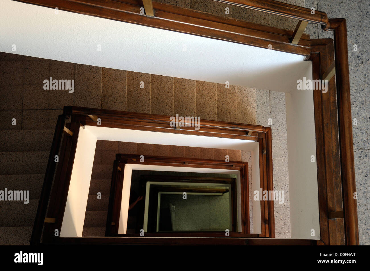 Large spiral stairs hi-res stock photography and images - Alamy