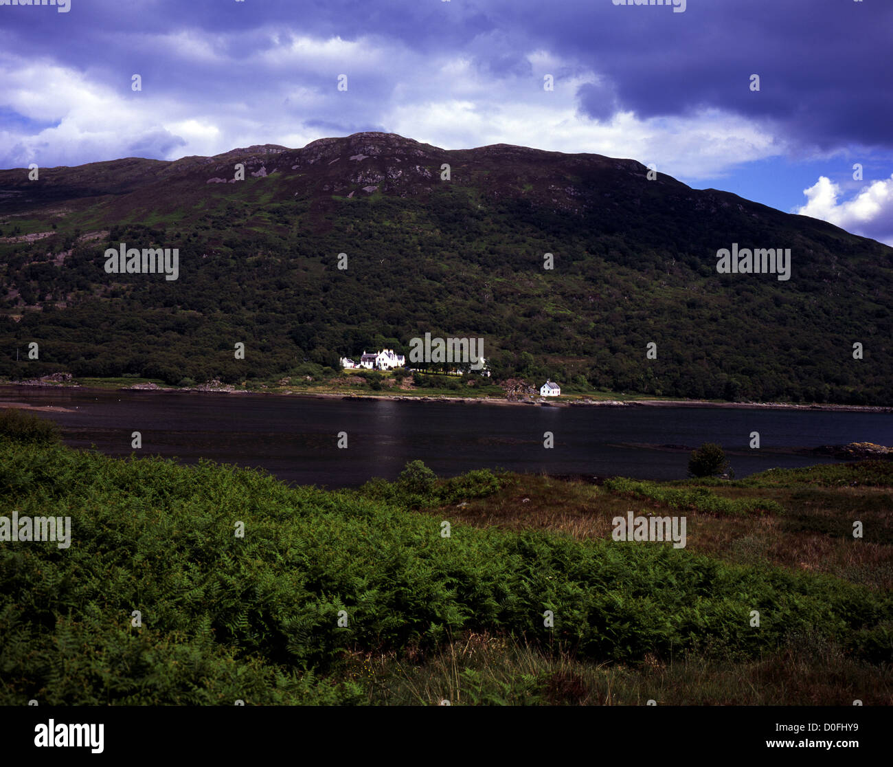 Kinloch Lodge Hotel beneath Kinloch Hill on the shore of Loch na Dal ...