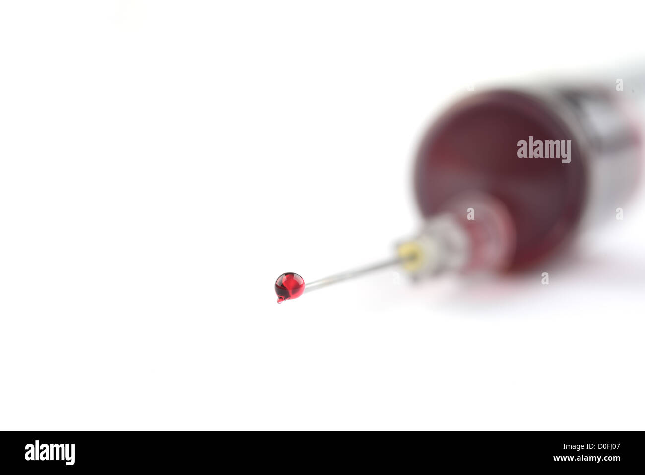 Blood syringe hi-res stock photography and images - Alamy