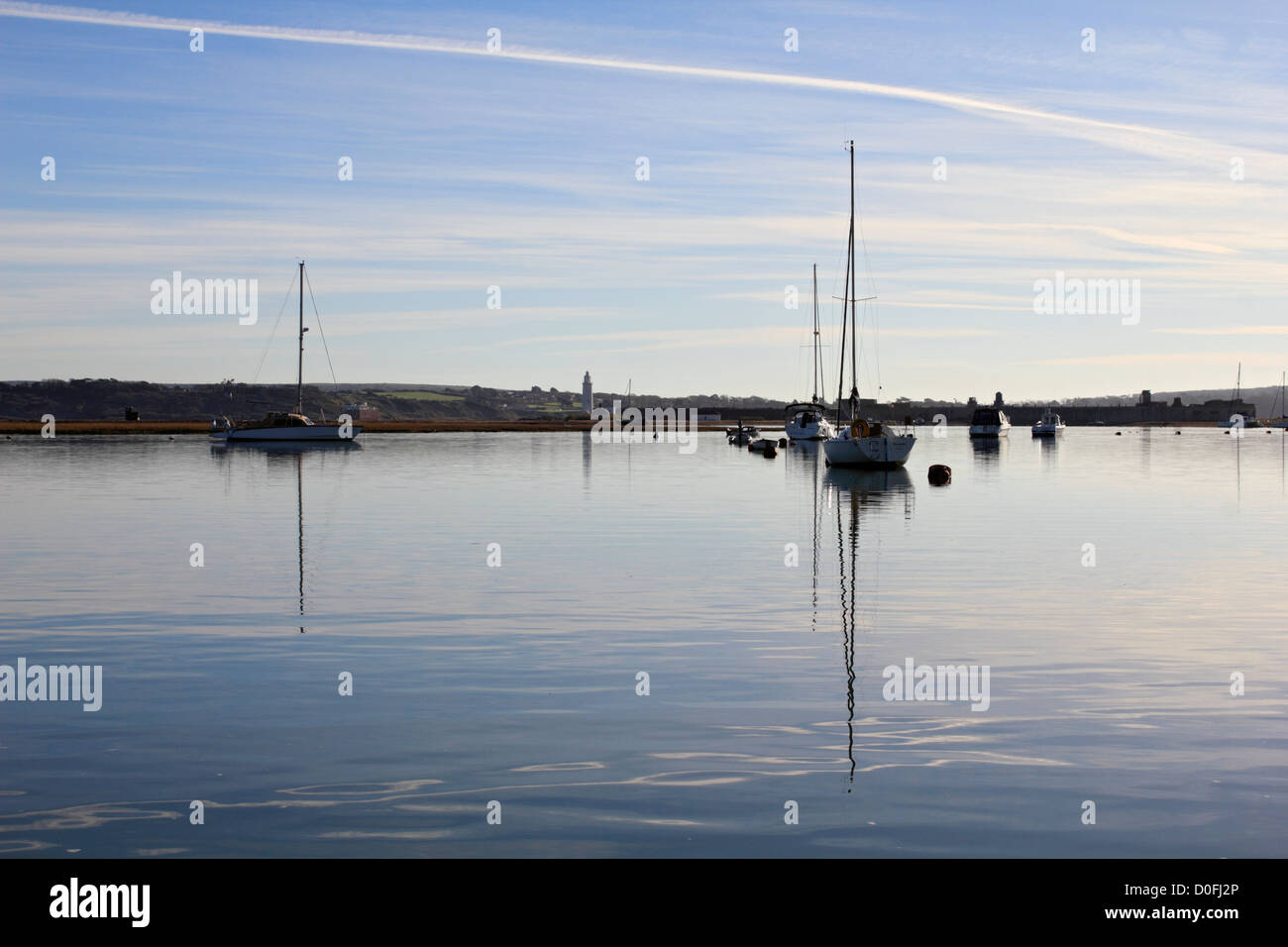 Keyhaven boats hi-res stock photography and images - Alamy