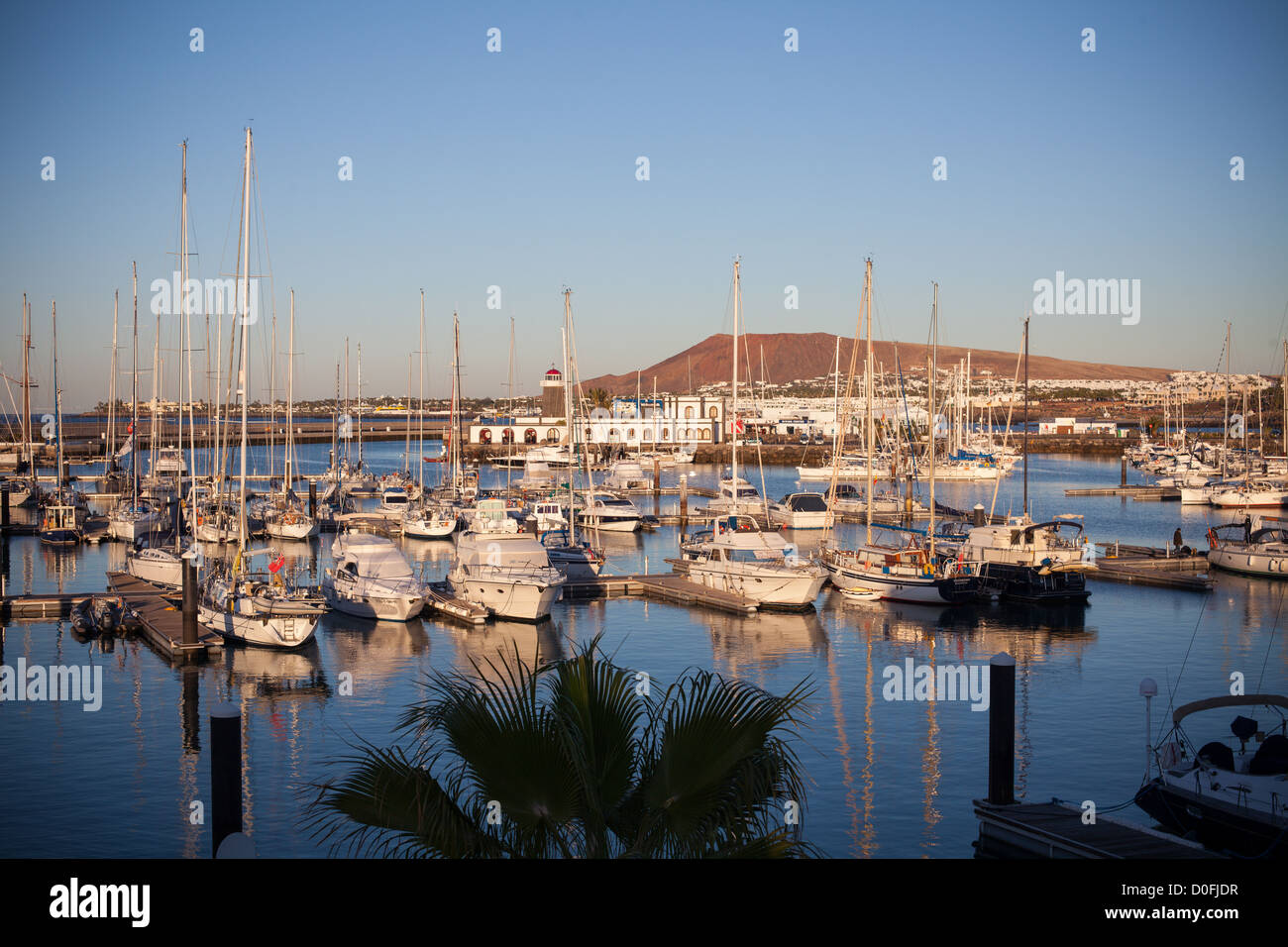Marina Rubicon, Near Playa Blanca on the holiday island of Lanzarote ...