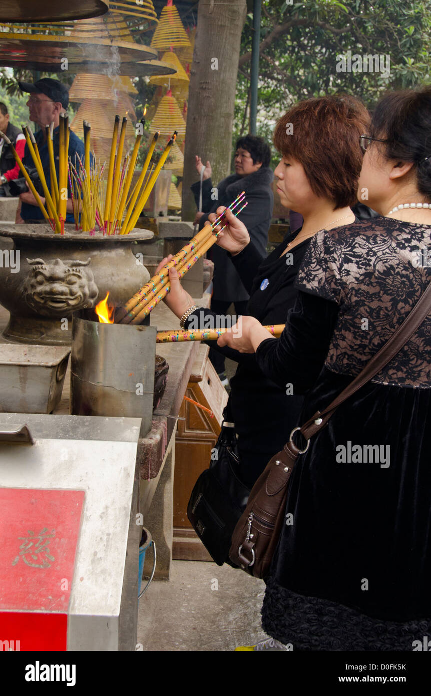 China, Macau. A-Ma Temple, the oldest temple in Macau. UNESCO Stock ...