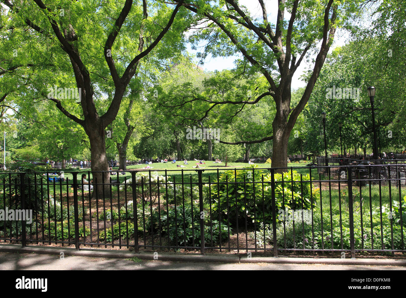Tompkins Square Park, East Village, Manhattan, New York City, USA Stock ...