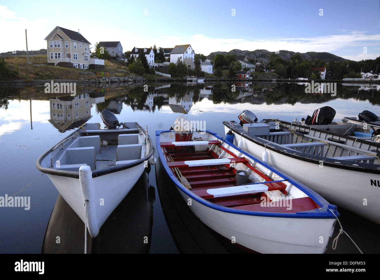 The harbour at Brigus, Newfoundland Stock Photo - Alamy