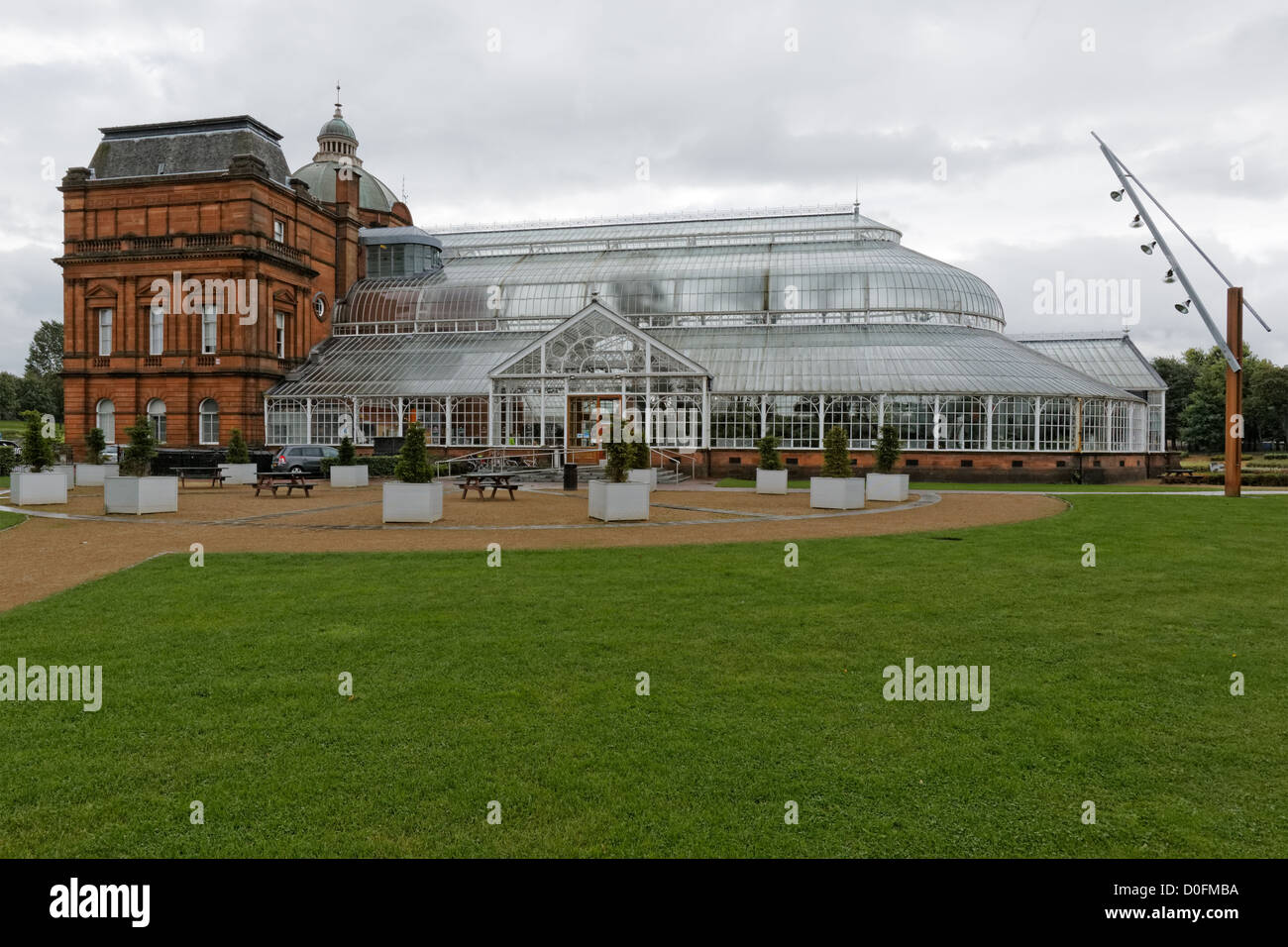 People's Palace Glasgow Winter Garden Conservatory Stock Photo - Alamy