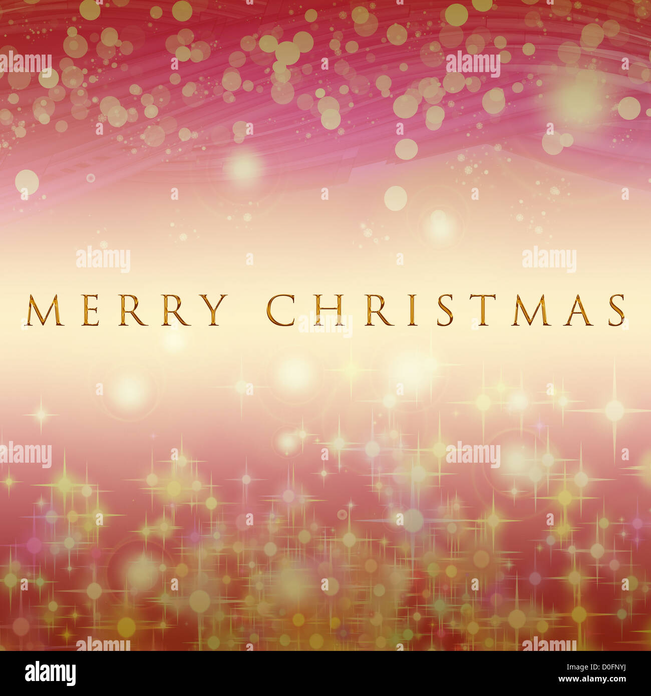 Fantastic Christmas wave design with snowflakes and glowing stars Stock ...