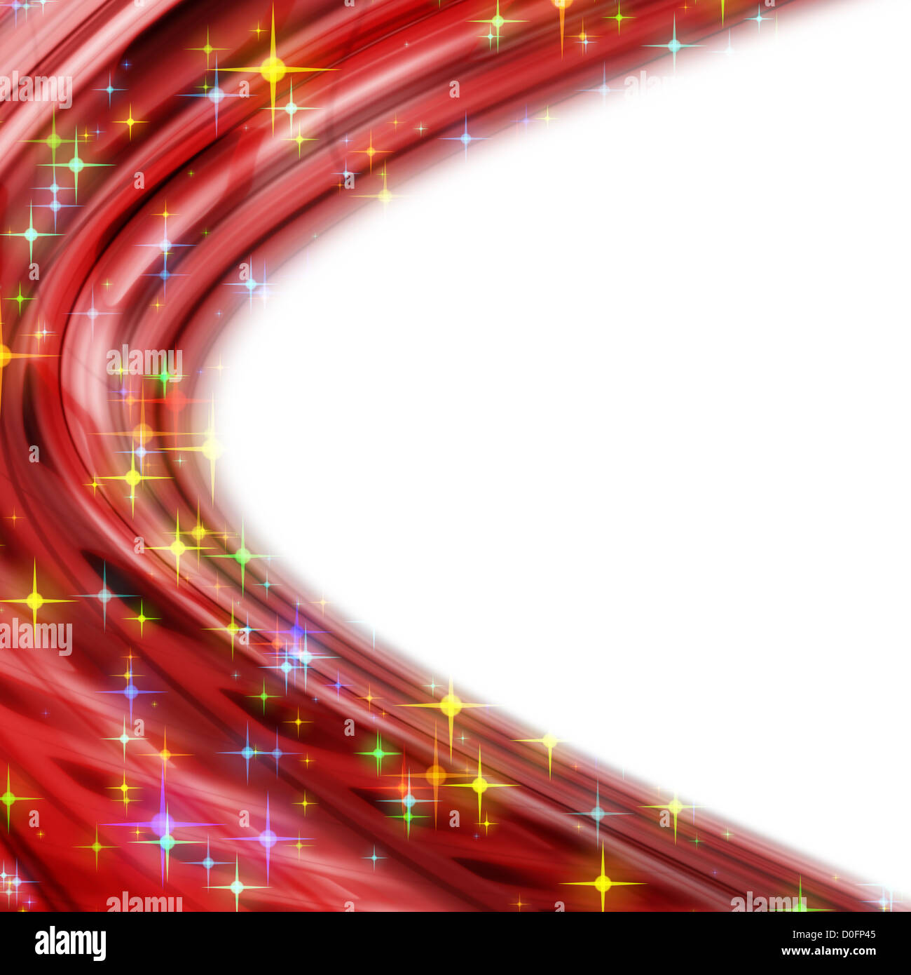 Fantastic Christmas wave design with glowing stars Stock Photo - Alamy