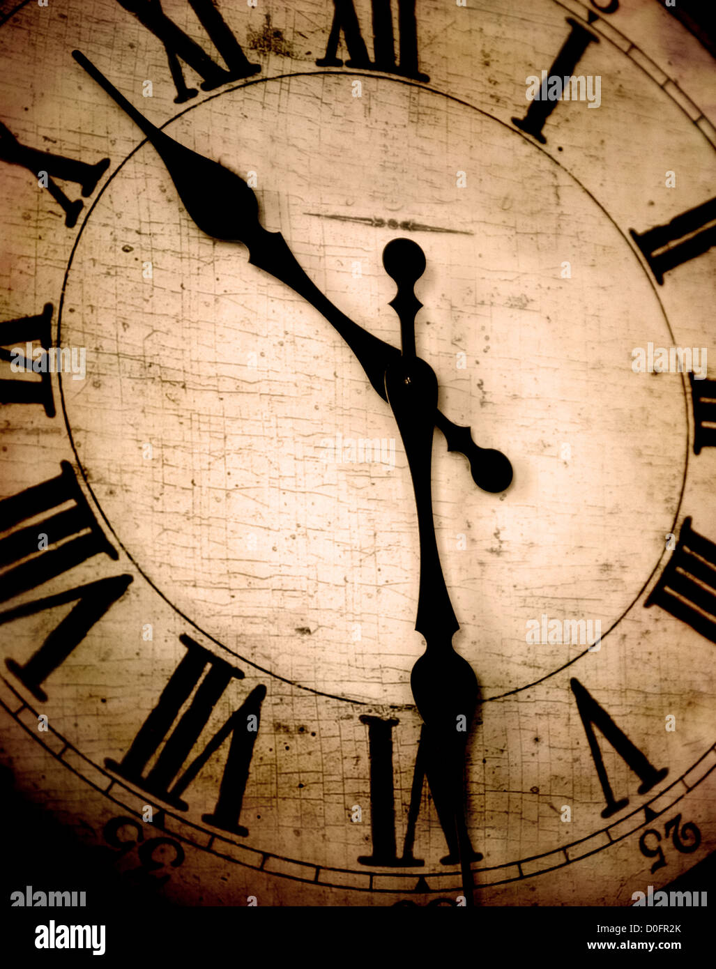 Round clock with numbers showing time hi-res stock photography and ...