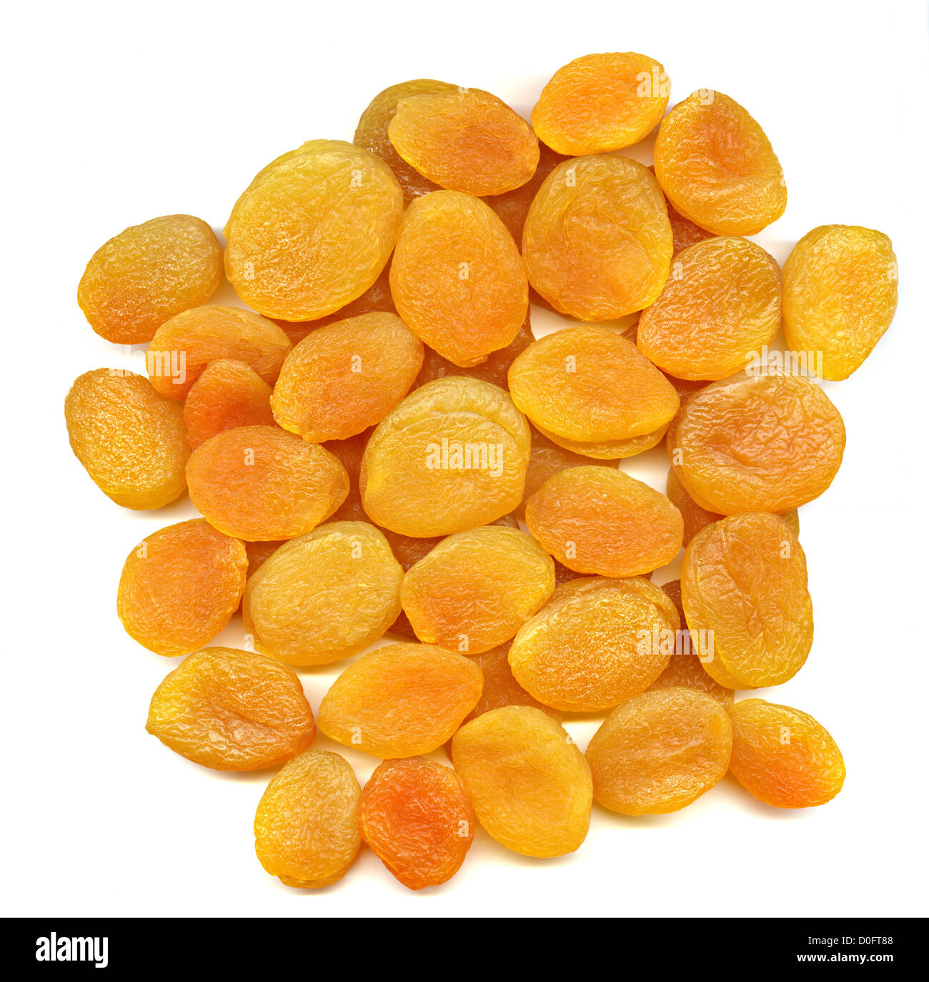 Pile of dried apricots for texture or background Stock Photo - Alamy