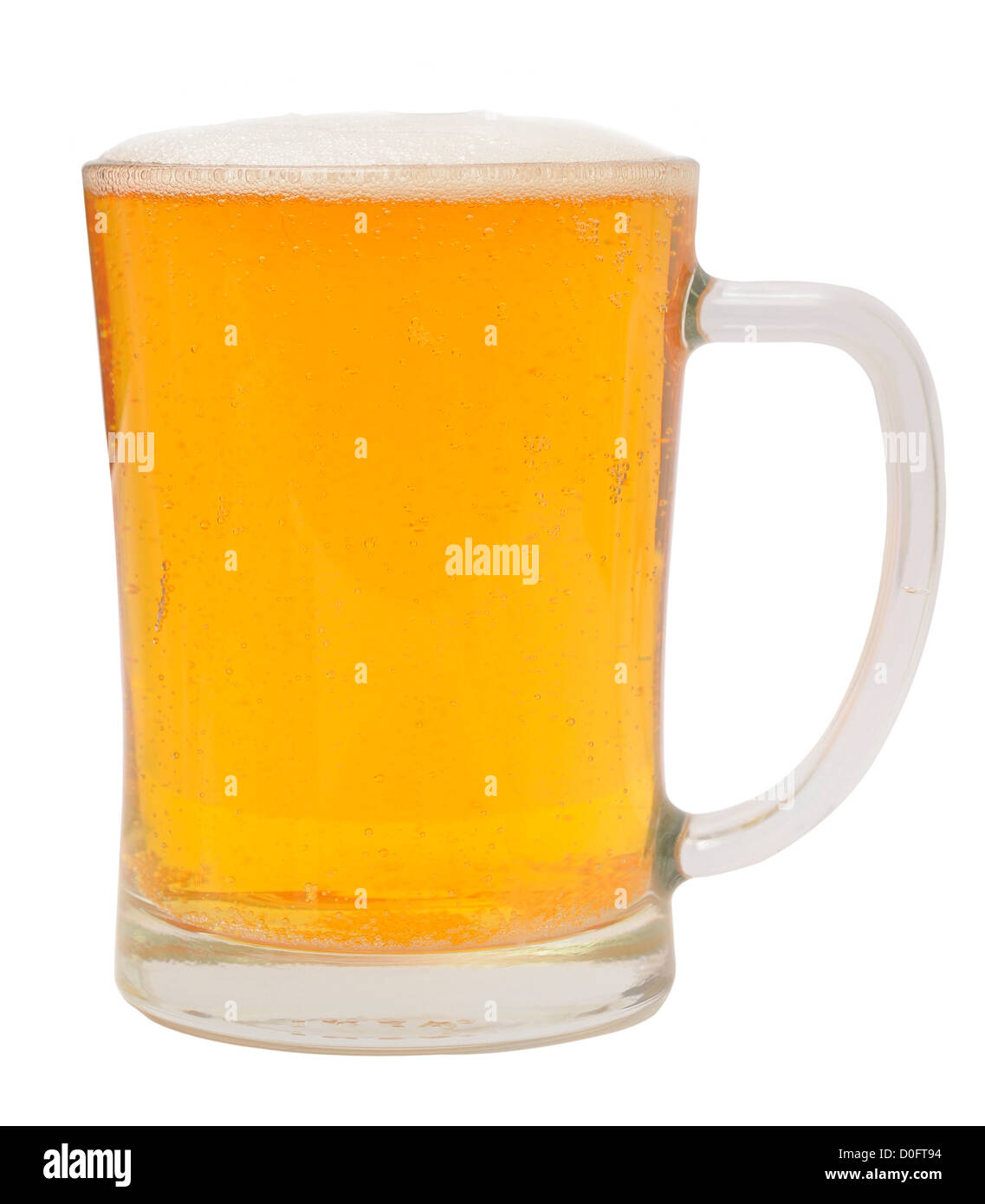 mug of beer isolated on white Stock Photo - Alamy
